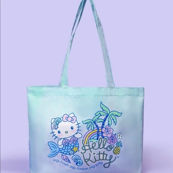Sanrio | Bags | Hello Kitty Blue Mermaid Tote Beach Bag | Poshmark